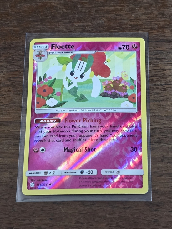 Pokemon | Toys | Pokemon Tcg Floette 51 Cosmic Eclipse Reverse Holo ...